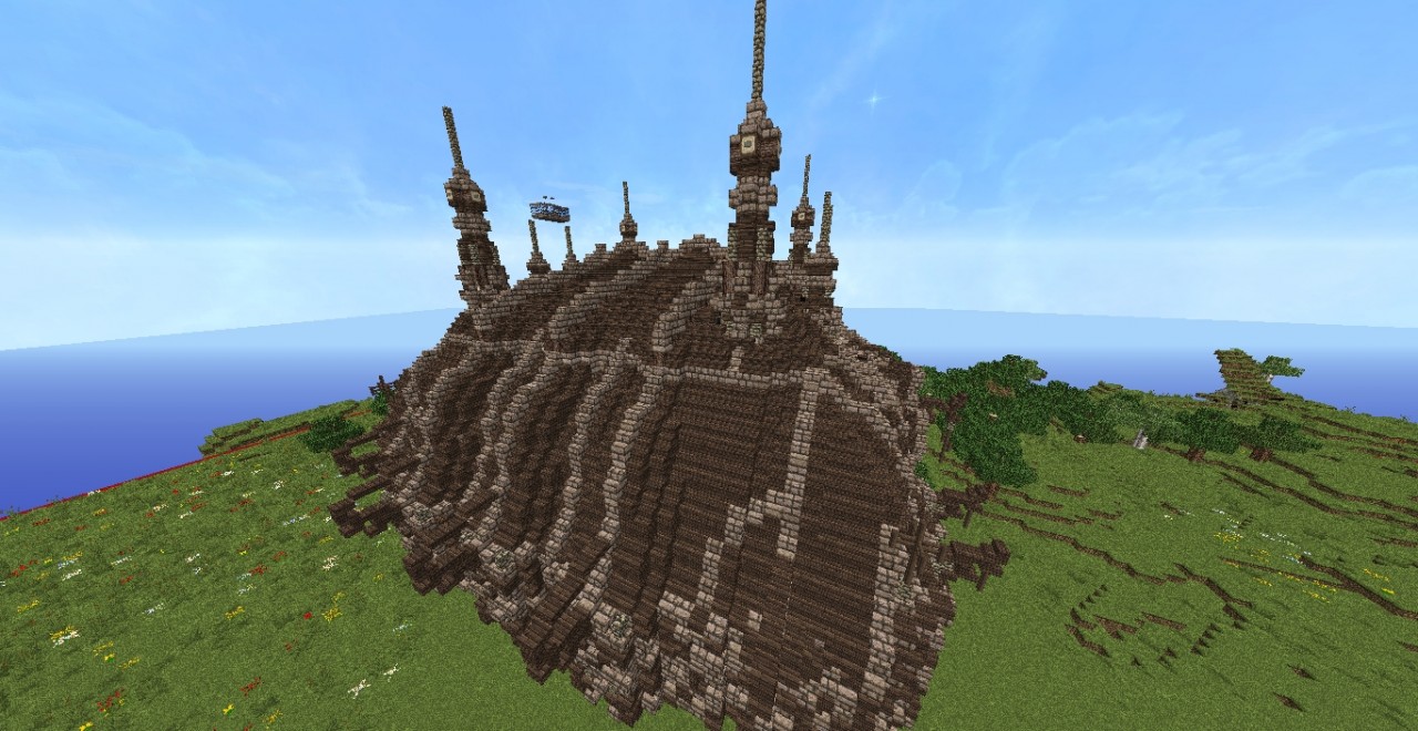 Nordic cathedral and Desert castle Minecraft Map