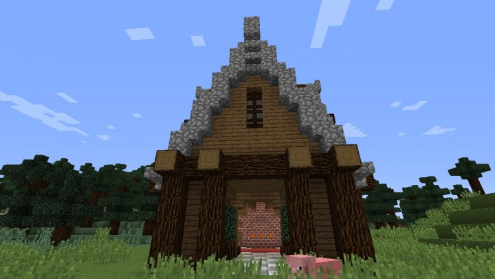 Little Medieval Forest Hut Minecraft Map