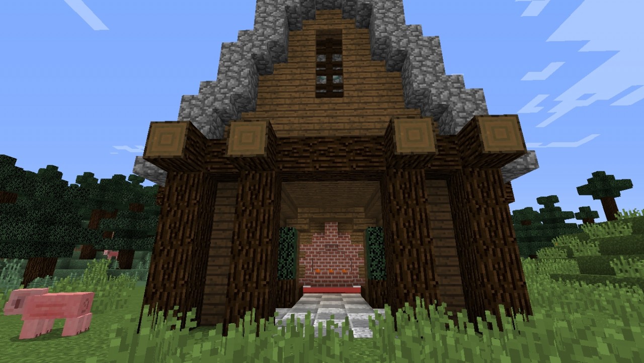 Little Medieval Forest Hut Minecraft Map