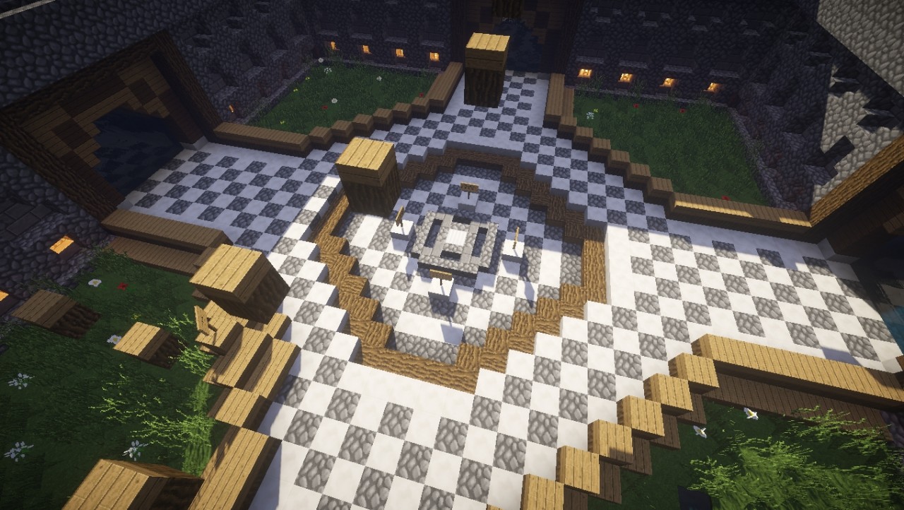 Minecraft Server Spawn w/ Parkour Minecraft Map