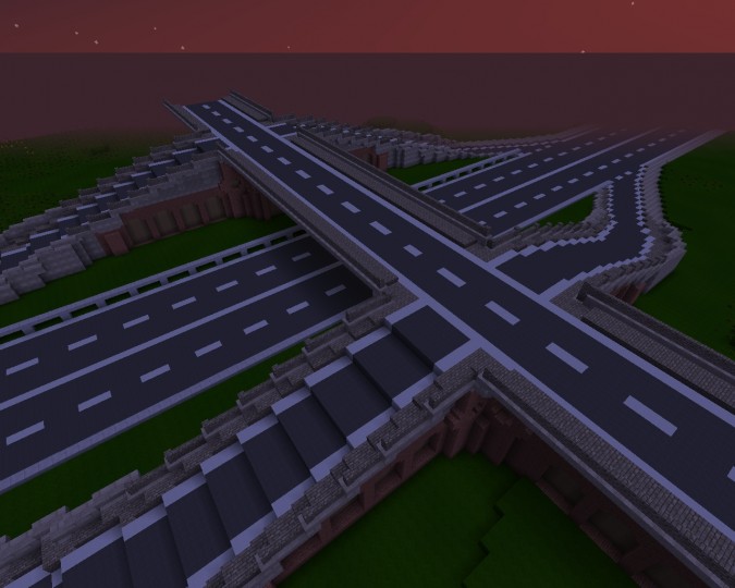 Highway Overpass Minecraft Map