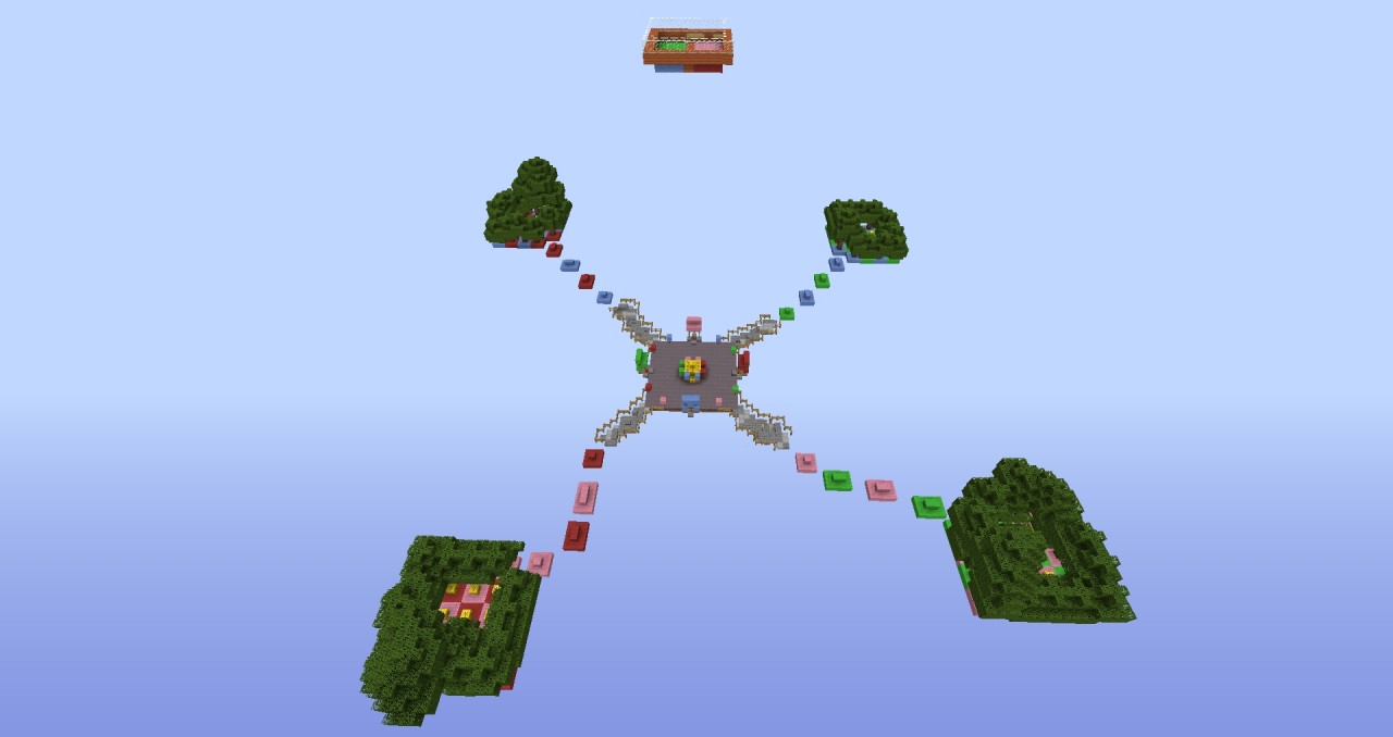 Lucky block Hunger games Minecraft Map