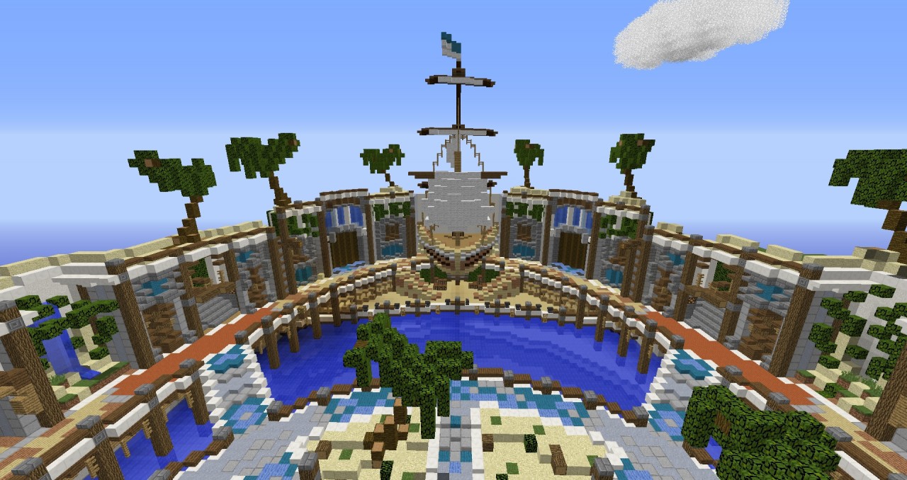 Desserted Pirate Spawn Minecraft Map