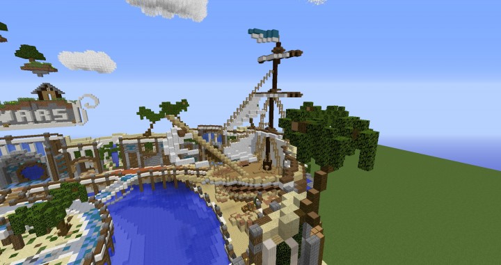 Desserted Pirate Spawn Minecraft Map