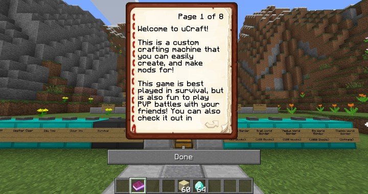 uCraft | Custom Crafting, Made by You! Minecraft Map