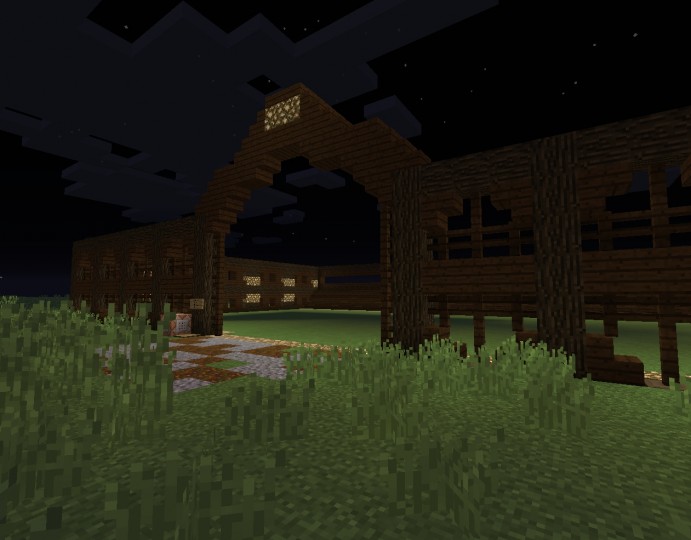 Medievil Fortress Wall Template Minecraft Map