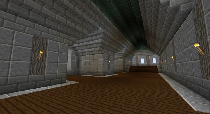 Castle with Courtyard Minecraft Map
