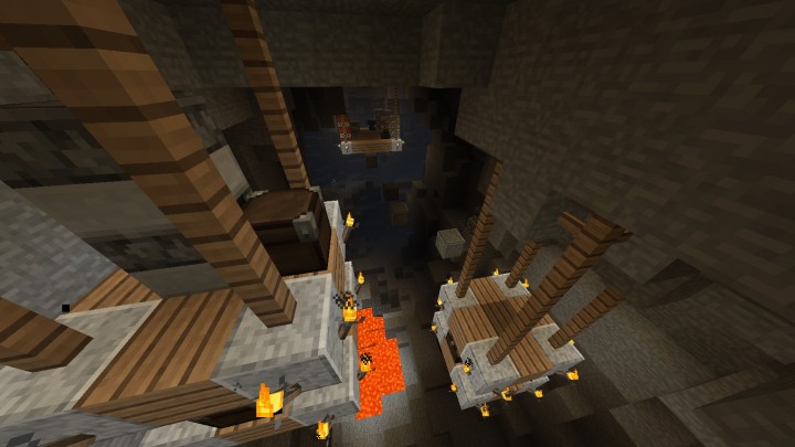 Cave Parkour Minecraft Map