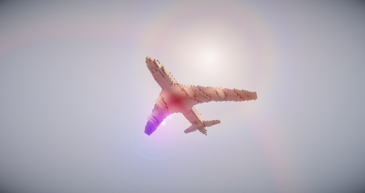 Airbus A380 (Double Deck Jet) 1:1 Minecraft Map