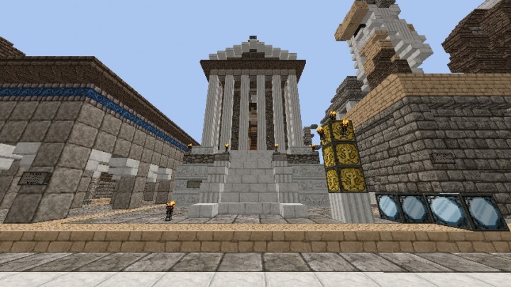 Saturn temple (roman temple) Minecraft Map