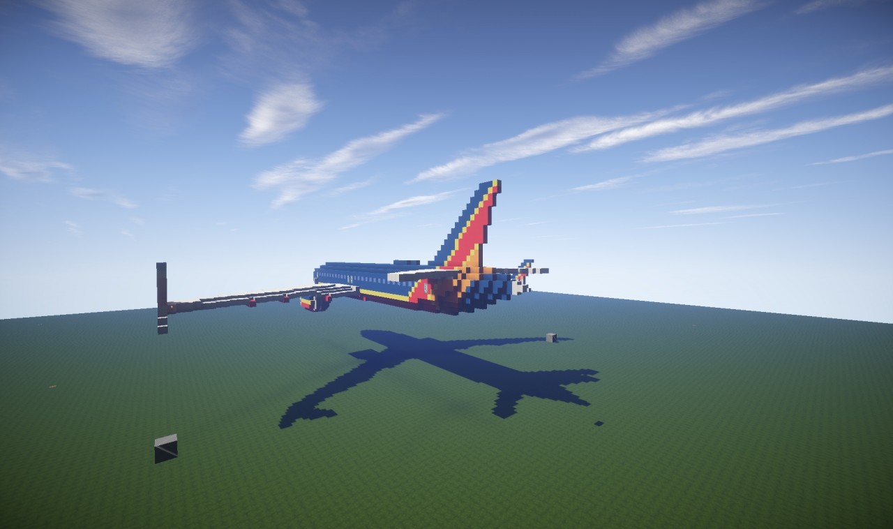 Boeing 737-800 Southwest Airlines Livery Pack (OUTDATED) Minecraft Map