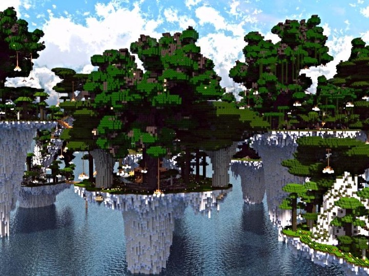 Clifftop Village Minecraft Map
