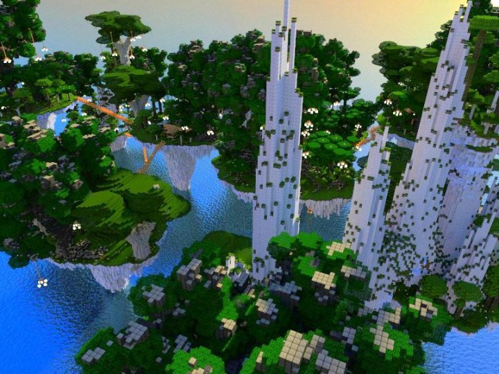Clifftop Village Minecraft Map