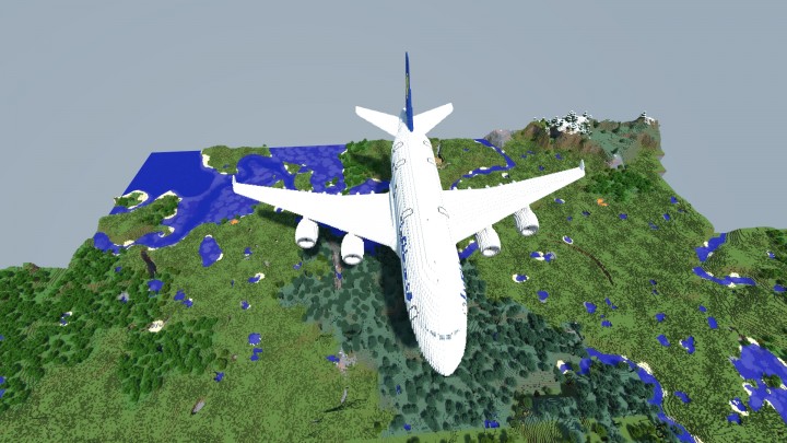 Airbus A380 By AwesomeJLK Minecraft Map