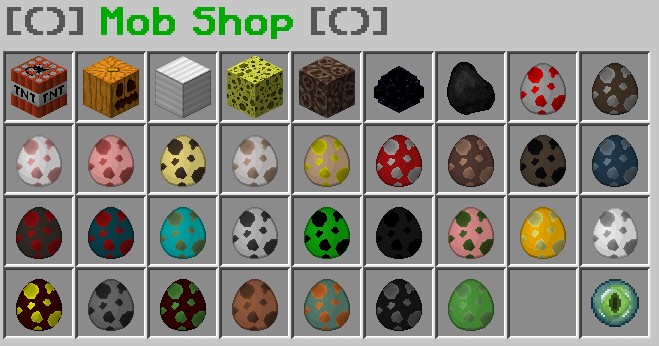 [Bukkit] MobShop Minecraft Mod