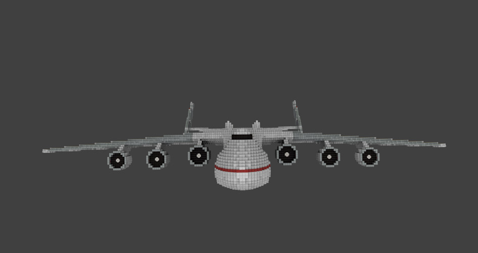Antonov AN-225 Mriya [PopReel] Minecraft Map