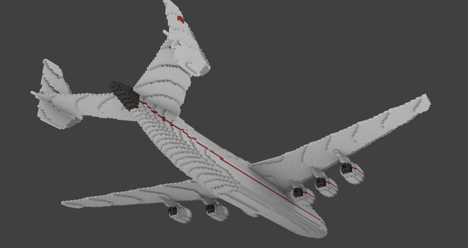Antonov AN-225 Mriya [PopReel] Minecraft Map
