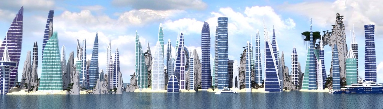 A City by the Water Minecraft Map