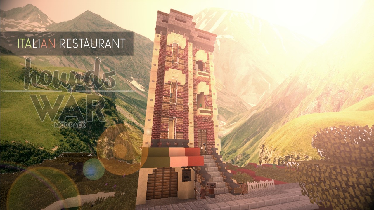 Italian Restaurant | Hounds Of War | Modpack | Survival | Clearedge ...