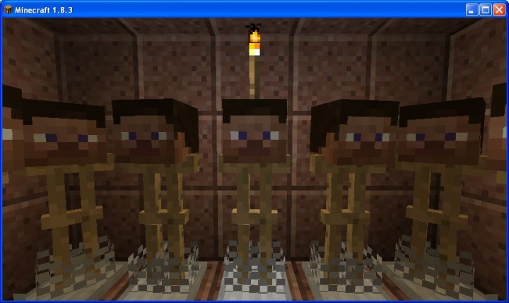 Mannequin Room Minecraft Map