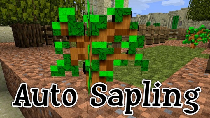Autoplanting Trees [Only one command] [1.8 Vanilla Creation] Minecraft Map