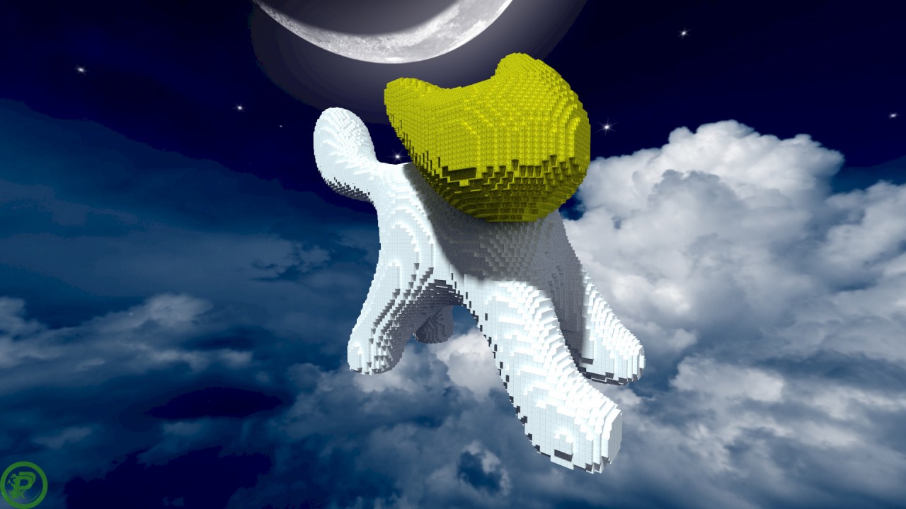 Sculpture Mooncat Minecraft Map