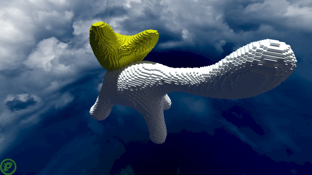 Sculpture Mooncat Minecraft Map