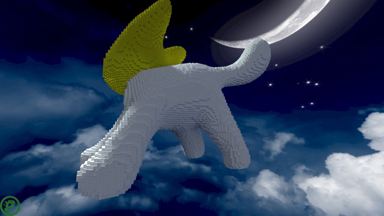 Sculpture Mooncat Minecraft Map