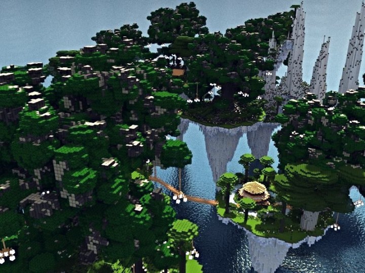 Clifftop Village Minecraft Map