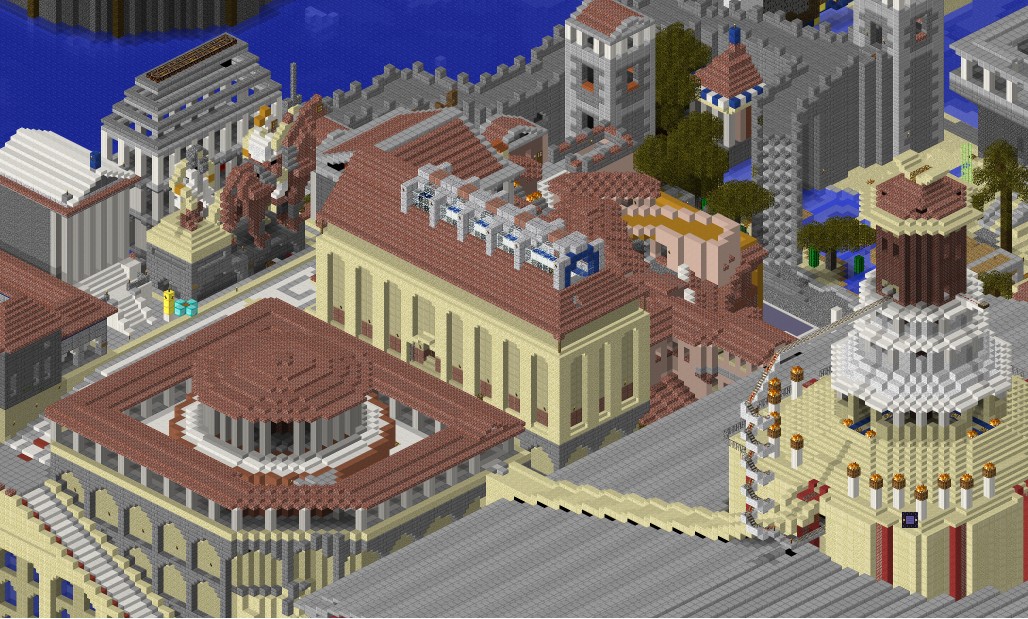 Trajan Library (Roman Library) Minecraft Map