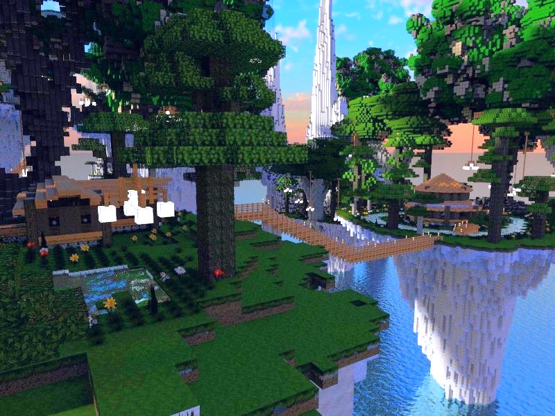 Clifftop Village Minecraft Map