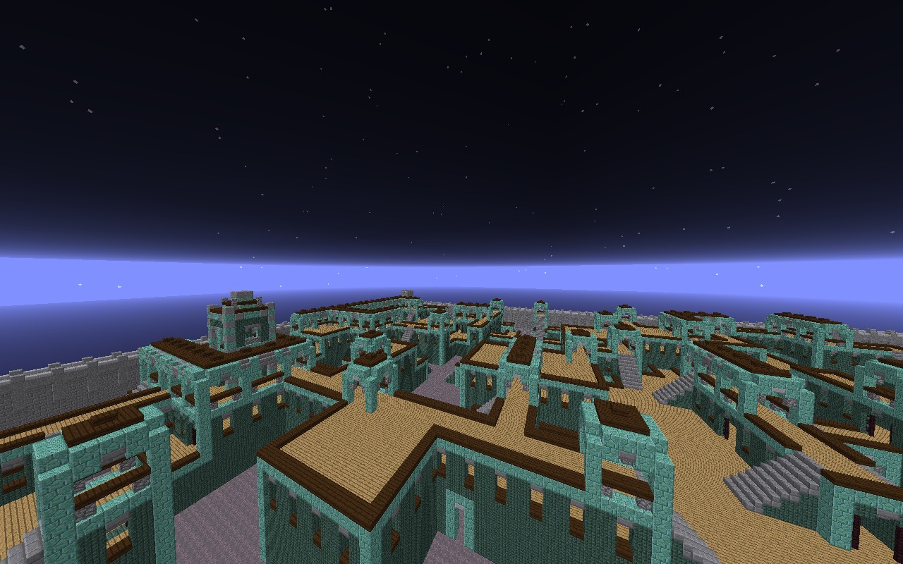 Green Village/City Minecraft Map