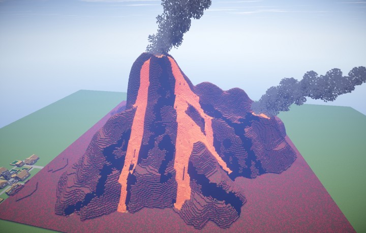 Nether Volcano Minecraft Map