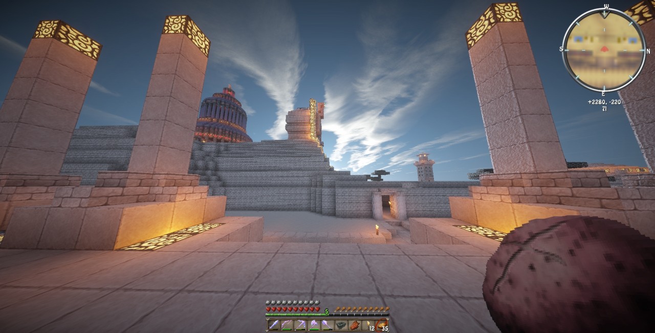 Scanner Sphinx (Egypt Sphinx) Minecraft Map