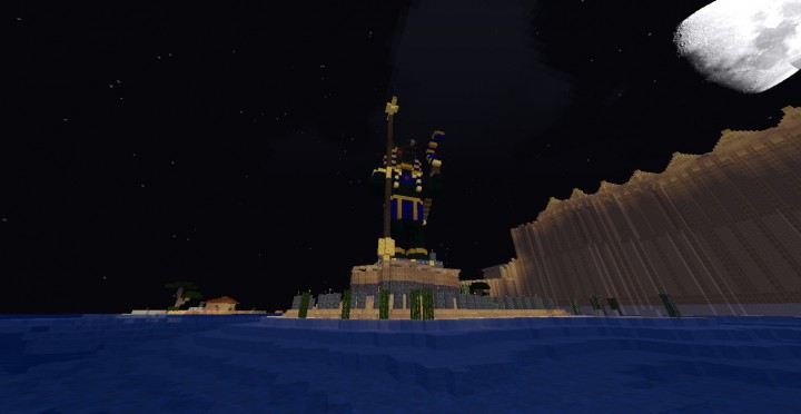 Anubis Statue (egyptian Statue) Minecraft Map