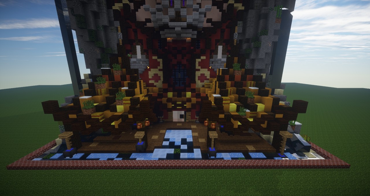 Asian plot by romathletisme on BuildAScarecrow server Minecraft Map