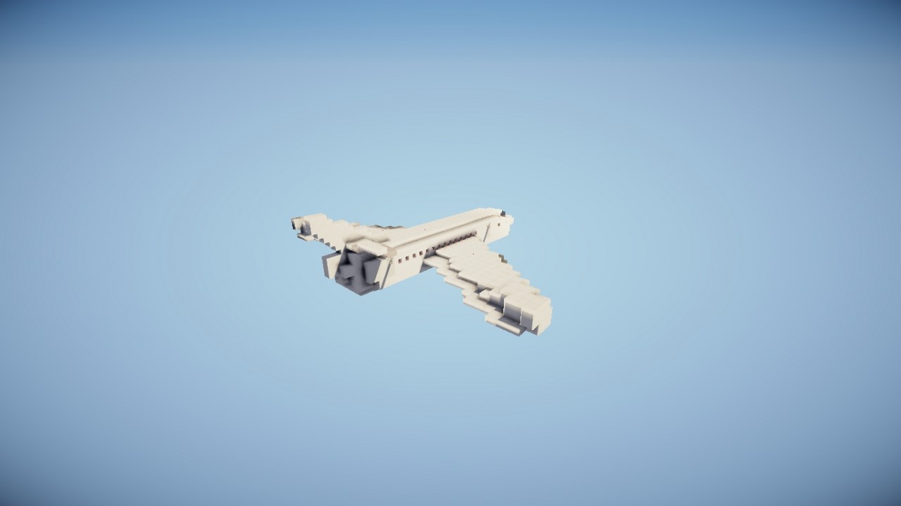 Passenger plane Minecraft Map