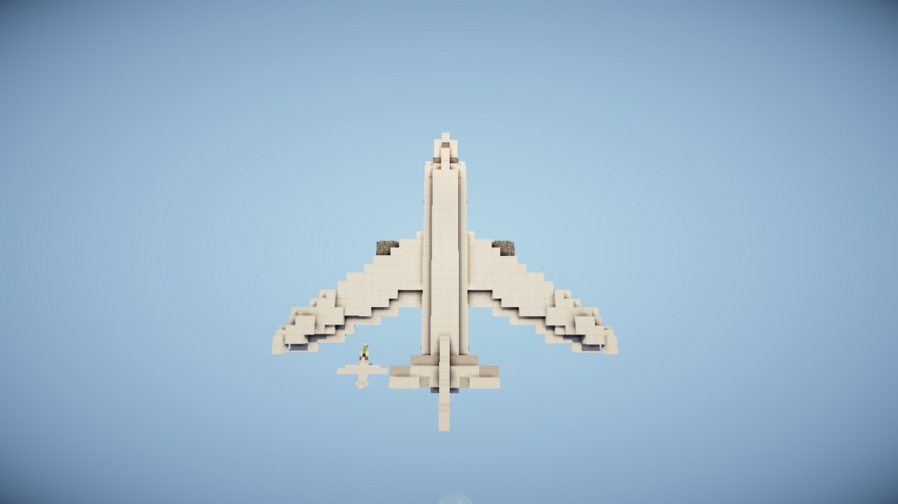 Passenger plane Minecraft Map