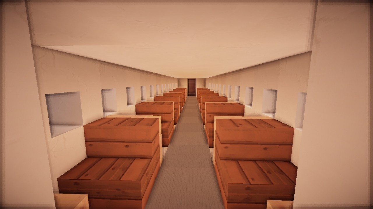 Passenger plane Minecraft Map