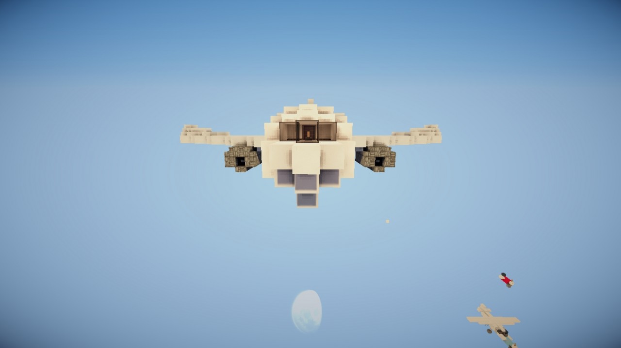 Passenger plane Minecraft Map