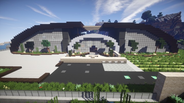 Waves | Modern house [DOWNLOAD NOW] Minecraft Map