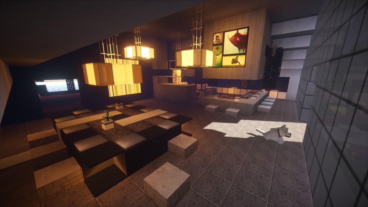 Waves | Modern house [DOWNLOAD NOW] Minecraft Map