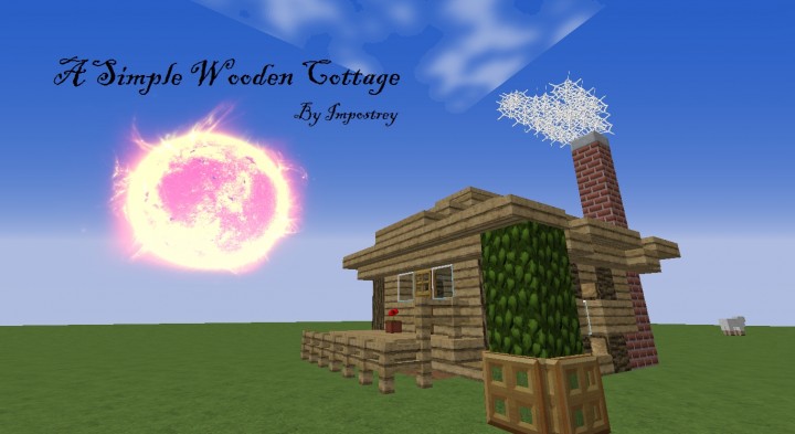 Wooden Hut #1 Minecraft Map