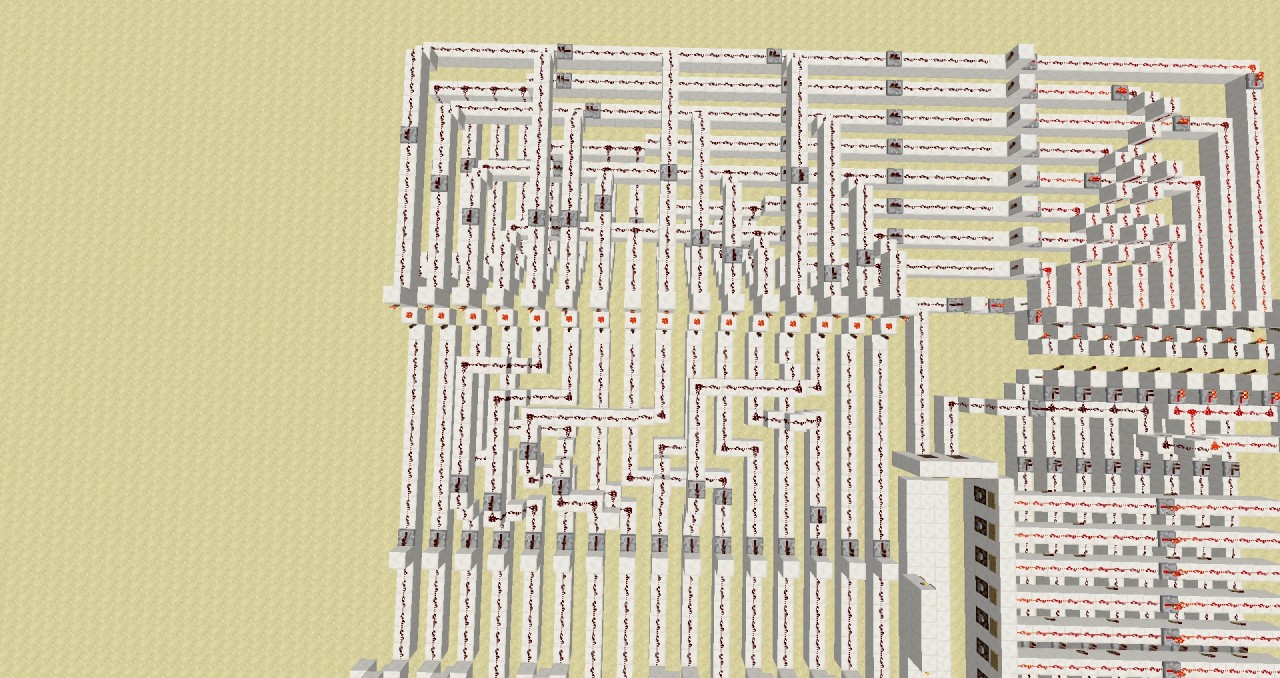 Redstone Calculator - Multiplication Minecraft Map