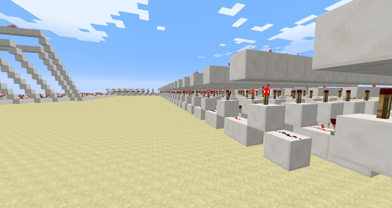 Redstone Calculator - Multiplication Minecraft Map