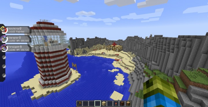 Coastal city for pixelmon town Minecraft Map