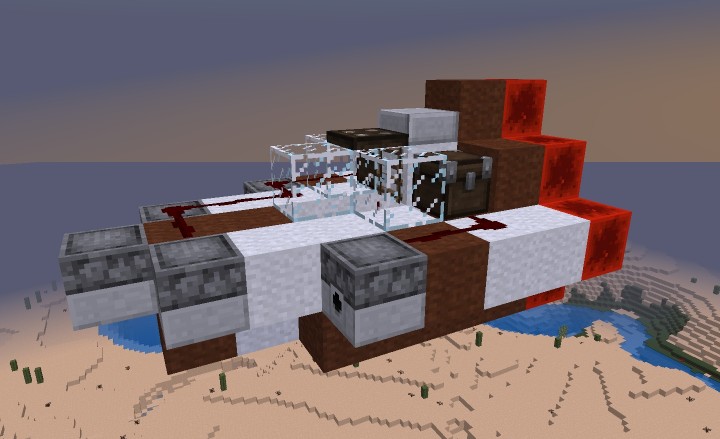 Functional Movecraft Fighter - Salamander Minecraft Map