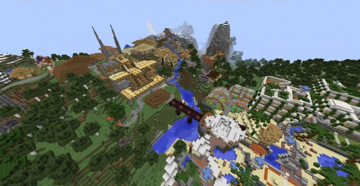 a creative world (WIP) Minecraft Map