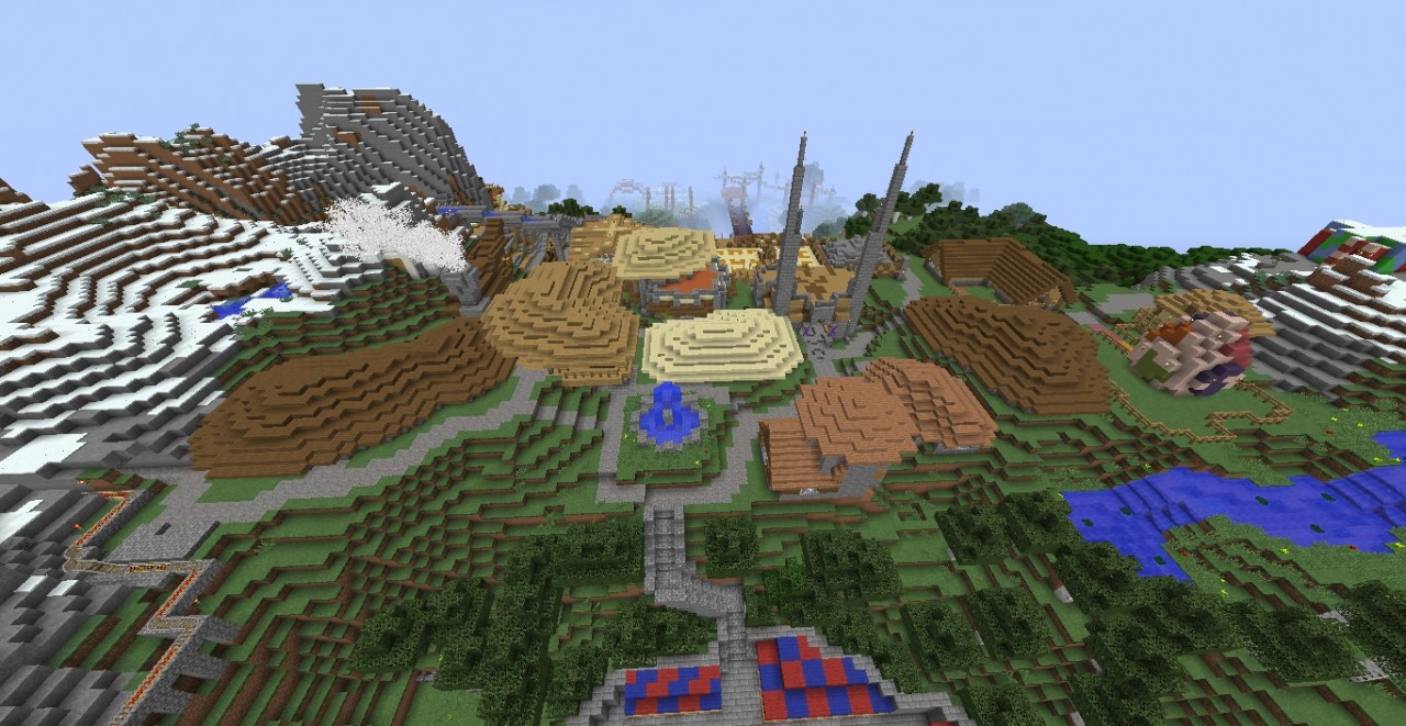 a creative world (WIP) Minecraft Map