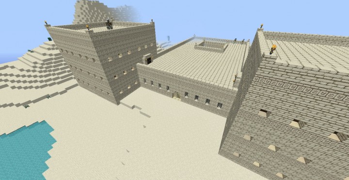 Desert Fortress Minecraft Map